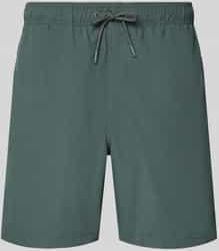 Shiwi Badehose mit Label-Patch Modell Mike