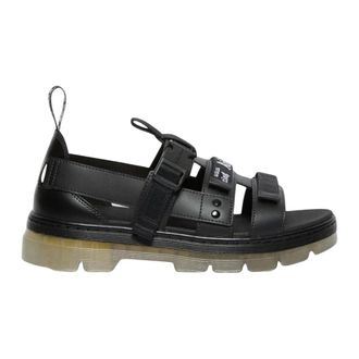 Dr. Martens Pearson Kiev Sandale Leder Schnallen Gummi - - Shoes - Herren - Schwarzk - 44 EU