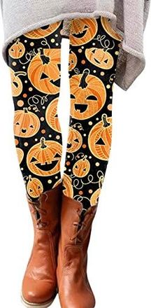 Generic Legging imprim&eacute; dHalloween pour femme, collant graphique effrayant taille haute, pantalon dentra&icirc;nement extensible, pantalon de yoga doux, v&ecirc;tement de