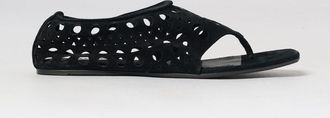 Alaia Vienne Perforierte Wildleder-Zehentrenner-Mules