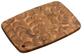 KESPER | Profi-Schneidbrett mit Aufh&auml;ngeloch, Material: Akazienholz (Stirnholz), Ma&szlig;e: 40 x 28 x 2 cm, Farbe: Braun, Natur | 28153