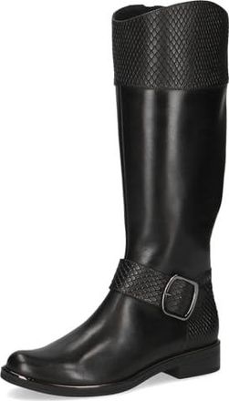 Caprice Femme Damen 9-25517-45 Botte Haute Jusquau Genou, Noir/Comb, 40.5 EU