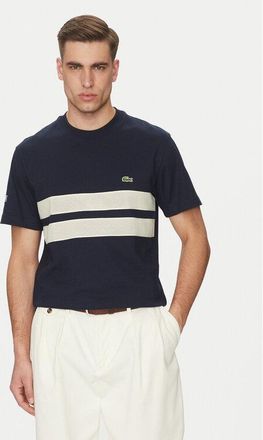 Lacoste T-Shirt TH9769 Dunkelblau Regular Fit