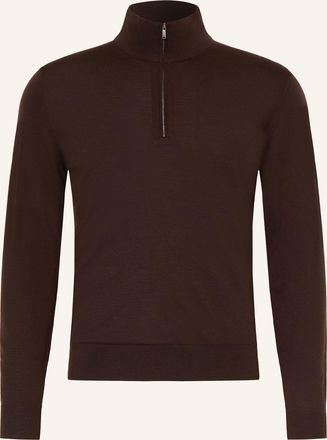 Fioroni Cashmere Fioroni Troyer Aus Merinowolle rot