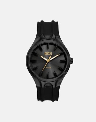 Diesel D-sruptor Streamline - Herrenuhr aus Silikon in Schwarz