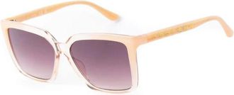 Guess Femme, Accessoires, Beige, Taille: ONE Size Lunettes de soleil &agrave; monture en r&eacute;sine