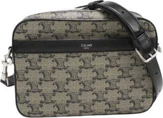 Celine unisex, Pre-owned, Gris, Taille: ONE Size Sac bandouli&egrave;re vintage Pre-owned