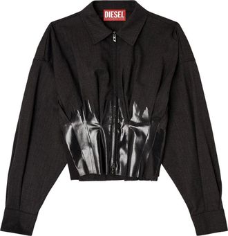 Diesel Femme, Vestes, Noir, Taille: 34 FR Denim Jacket