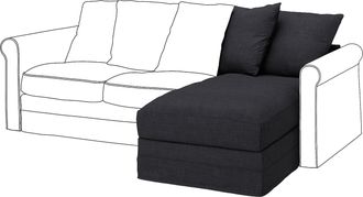 IKEA GRÖNLID Bezug Récamierenelement