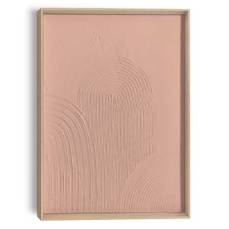 Reinders Relief Wandbild, Arches, Wohnzimmer, Poster, Wanddeko, Room Decor, MDF, Braun, 40 x 30cm