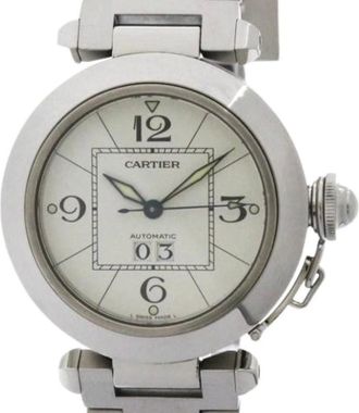 Cartier unisex, Pre-owned, Blanc, Taille: ONE Size Montre Vintage Pre-owned