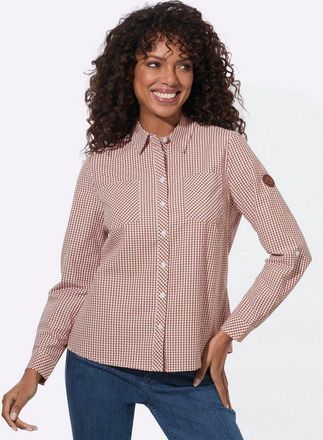 Witt Klassische Bluse Karo-Bluse Langarm