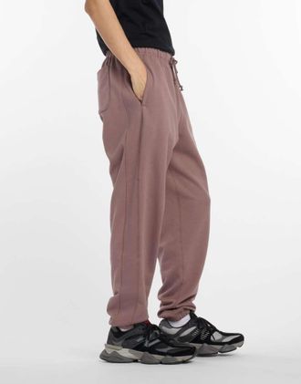 New Balance Athletics - Jogginghose aus French Terry in Schattenbraun-Brown