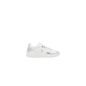 U.S.Polo Association Sportliche Wei&szlig;e Gummisohlen-Sneakers - - Shoes - Damen - Wei&szlig; - 39 EU