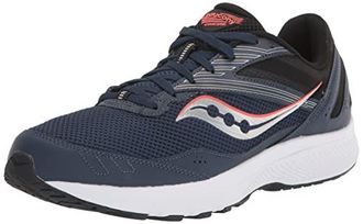 Saucony Chaussures de course Cohesion 15 pour homme, Nuit/Vizired, 12.5 Wide