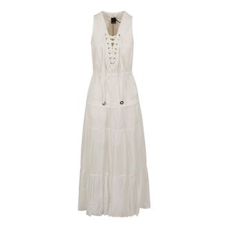 Pinko Pinko, Femme, Robes, Blanc, Taille: 40 FR Maxi Robes
