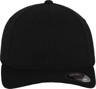 Flexfit Mixte Double Jersey Black L/XL Casquette, Noir, L-XL EU