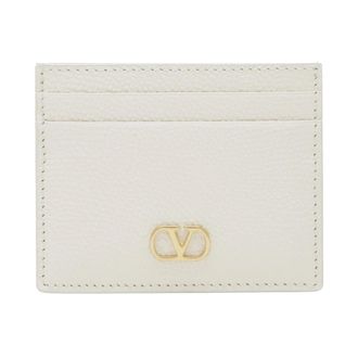 Valentino Garavani Femme, Accessoires, Beige, Taille: ONE Size Porte-cartes VLogo Signature