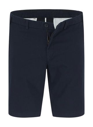 Hiltl Herren Bermudashorts blau Baumwoll-Stretch