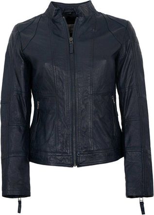 7eleven Lederjacke Vigni 7eleven - Damen Lederjacke Lammnappa navy