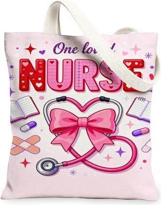 Generic Sac fourre-tout en toile de p&ecirc;che, sac de courses r&eacute;utilisable, l&eacute;ger et lavable avec bandouli&egrave;re, p&ecirc;che, 13x15 Inch