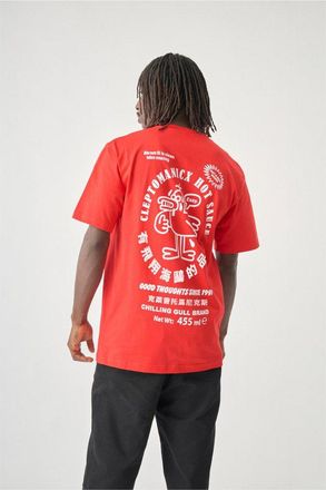 Cleptomanicx T-Shirt mit gro&szlig;em R&uuml;ckenprint