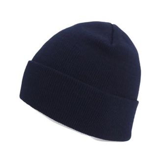 Generic Chapeaux tricot&eacute;s pour hommes et femmes en automne et hiver, bleu marine, M