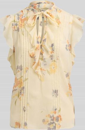 Lauren Ralph Lauren Regular Fit Bluse mit R&uuml;schenkragen