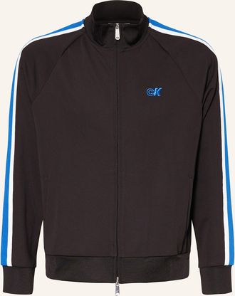 Calvin Klein Jeans Trainingsjacke Mit Galonstreifen schwarz