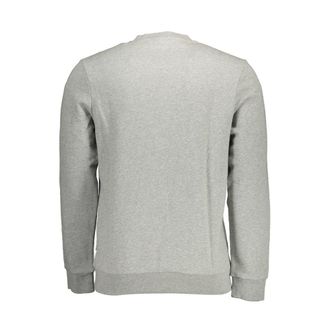 Napapijri Logo-Print Cotton Sweatshirt - Gray