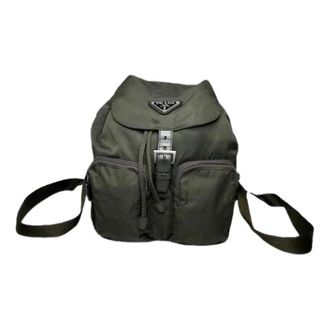 Prada Pre-owned Fabric Backpack - - Pre-owned - Damen - Gr&uuml;n - ONE SIZE