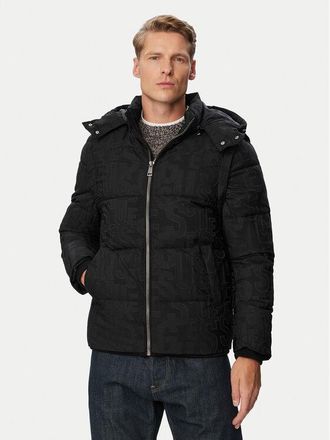 Guess Winterjacke M6BL38 W4149 Schwarz Regular Fit