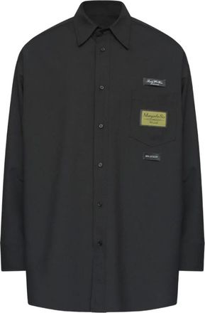 Maison Margiela Homme, Chemises, Noir, Taille: L Chemise &agrave; poche poitrine