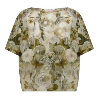 Deha Deha, Femme, Tops, Multicolore, Taille: 38 FR Blusa Allover