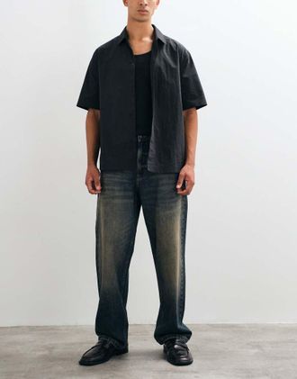Jack & Jones Alex Baggy-Jeans in verwaschenem Blau