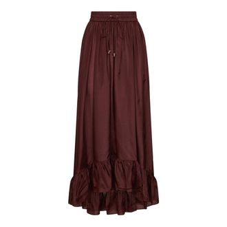 Zimmermann Femme, Jupes, Brun, Taille: 36 FR Aster Maxi Skirt