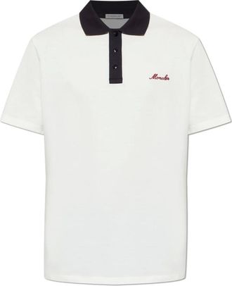 Moncler Homme, Tops, Beige, Taille: XL Polo Chemises