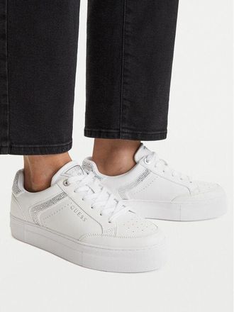 Guess Sneakers FLTGX3 ELE12 Wei&szlig;