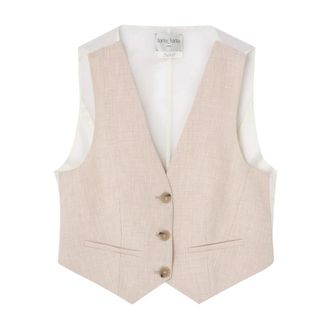 Forte_Forte Femme, Vestes, Rose, Taille: 40 FR Vestes en lin rose