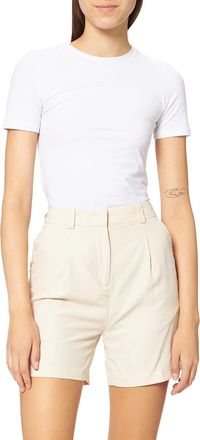 Sisley Sisley Womens 4RDH592M7 Shorts, Beige 18F, 36