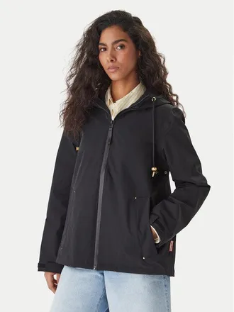Hunter Regenjacke Originals HARW0004261 Schwarz Regular Fit