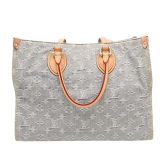 Louis Vuitton Pre-owned Denim Tote Bag - - Pre-owned - Damen - Grau - ONE SIZE
