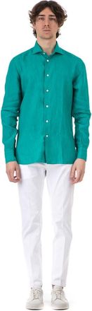 Borriello Homme, Chemises, Vert, Taille: 2XL Casual Chemises