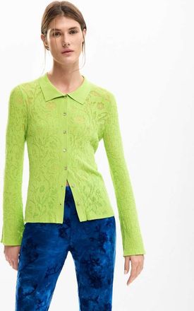 Desigual T-shirt ajust&eacute; &agrave; imprim&eacute; fleuri - Vert