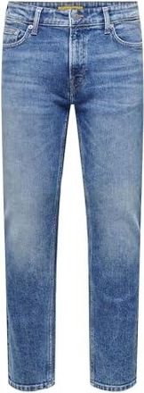 Only & Sons Onsweft Reg. One MBD 5094 Tai DNM Jeans, Denim Bleu médium, 29W x 30L Homme