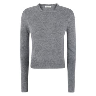 By Malene Birger Hannah Rundhals-Pullover - - Knitwear - Damen - Grau - L