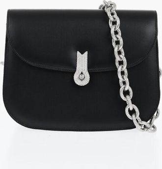 Amato Daniele Leather CACCIATORA Bag with Chain Strap Gr&ouml;&szlig;e Unica