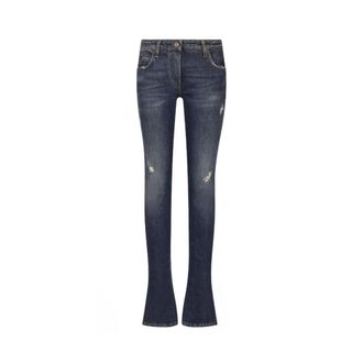 Dolce & Gabbana Low Rise Trumpet Jeans - - Jeans - Damen - Blau - M