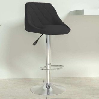vidaXL Barhocker Schwarz Samt Vidaxl