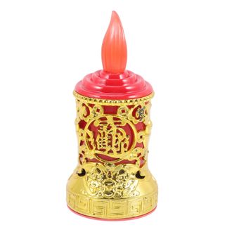 STOBOK LED Flammenlose Kerzenlicht im Chinesischen Elektronische Opferkerzen f&uuml;r Buddhistische Zeremonien Dekorative LED Lampe f&uuml;r Zuhause B&uuml;ro und Veranstal